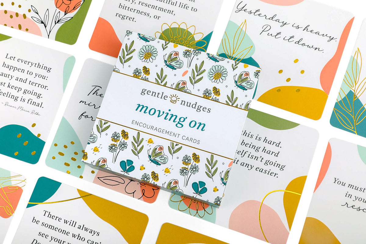 Gentle Nudges Encouragement Cards - Moving On