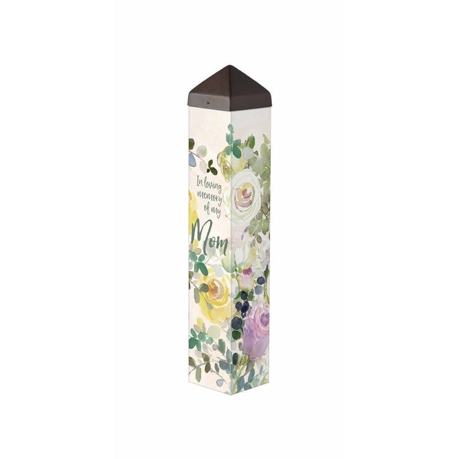 Memorial Garden Art Pole – In Loving Memory of My Mom – The Comfort Company